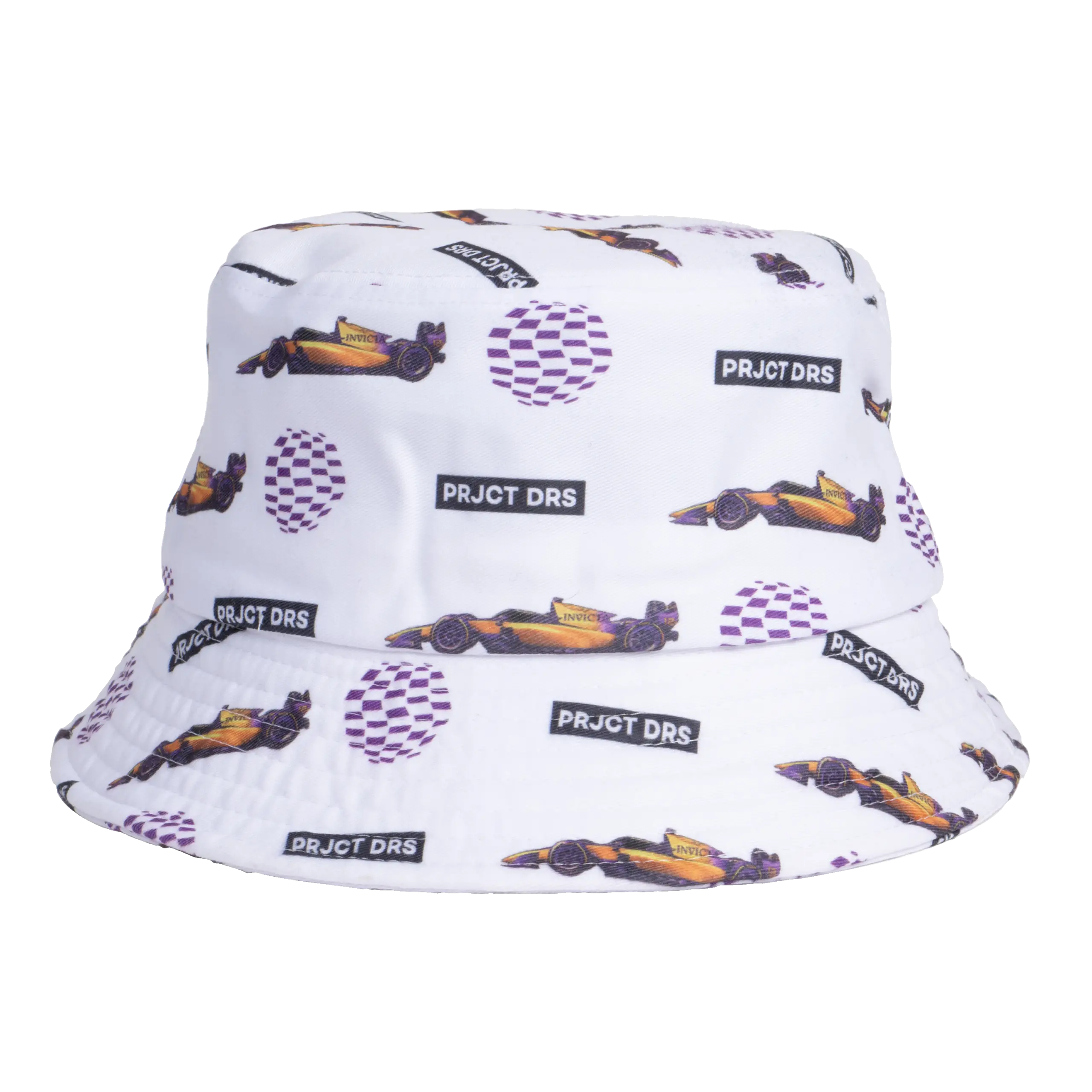 GLOBAL Essential Bucket Hat - White - PRJCT DRS